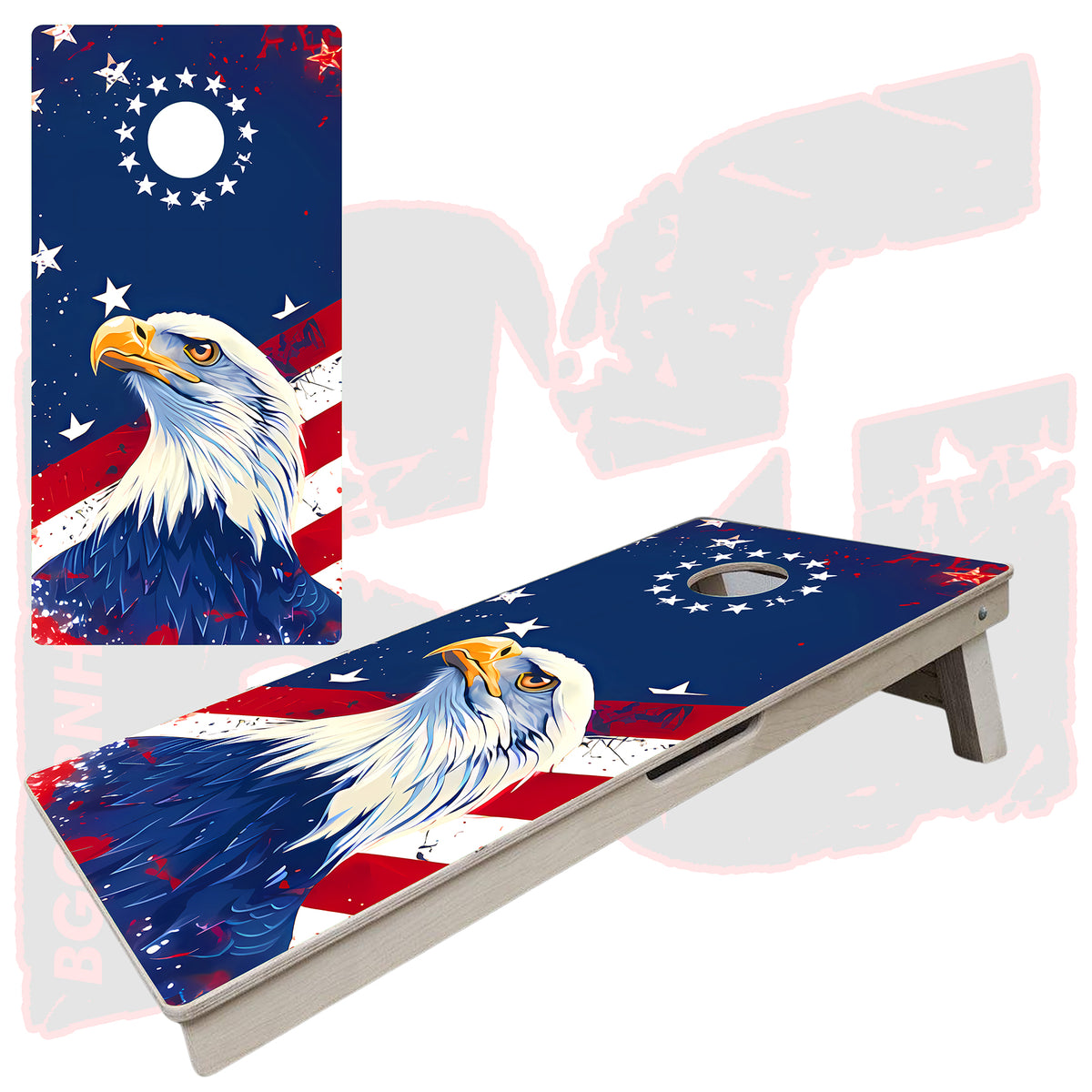 BG "Bald Eagle" Cornhole Boards - Comp Model – BG Cornhole