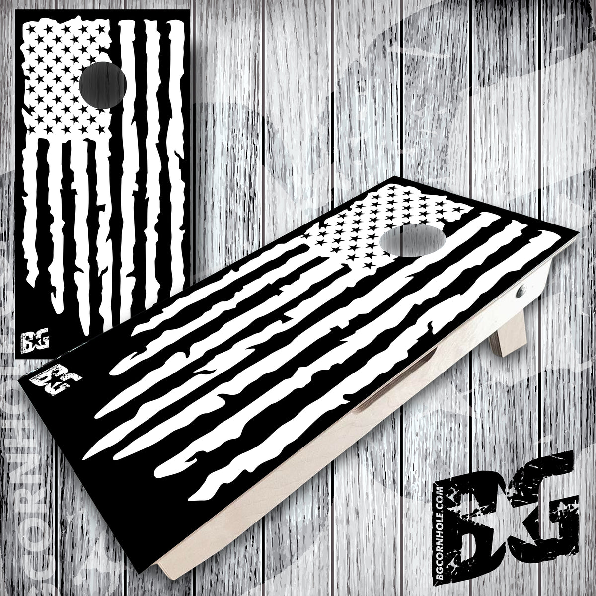 BG Mini Boards - Grunge Flag – BG Cornhole
