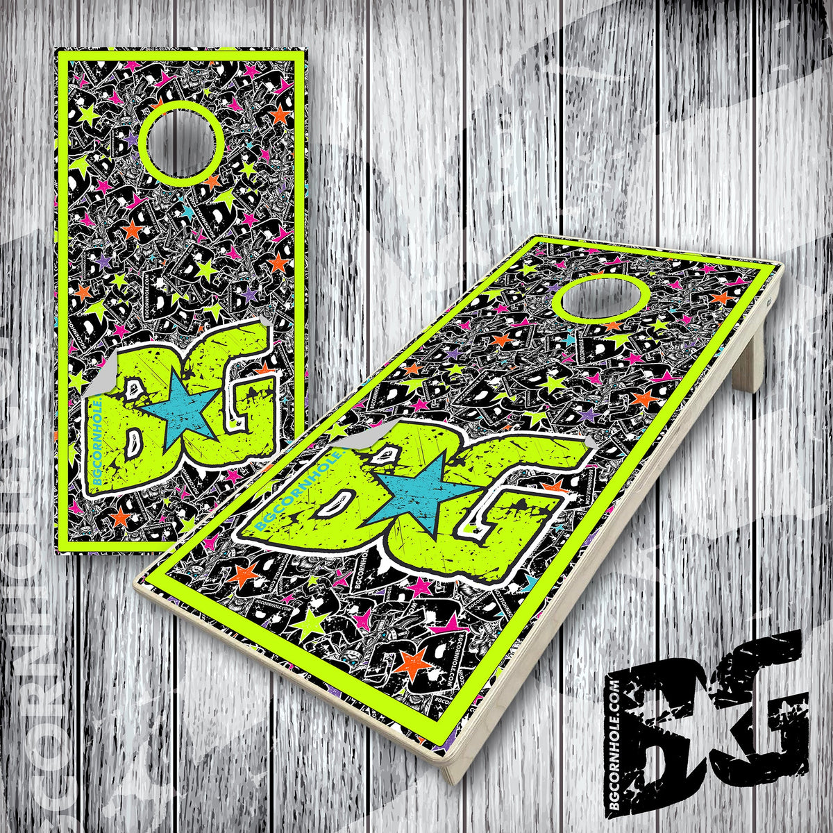 BG "Stick With BG" Cornhole Boards - Comp Model – BG Cornhole