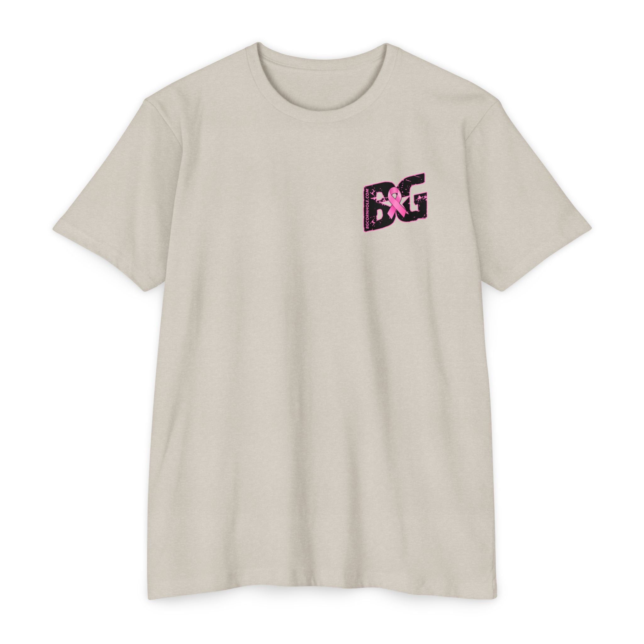BG Pink Ribbon Unisex T-Shirt - Multiple Colors – BG Cornhole