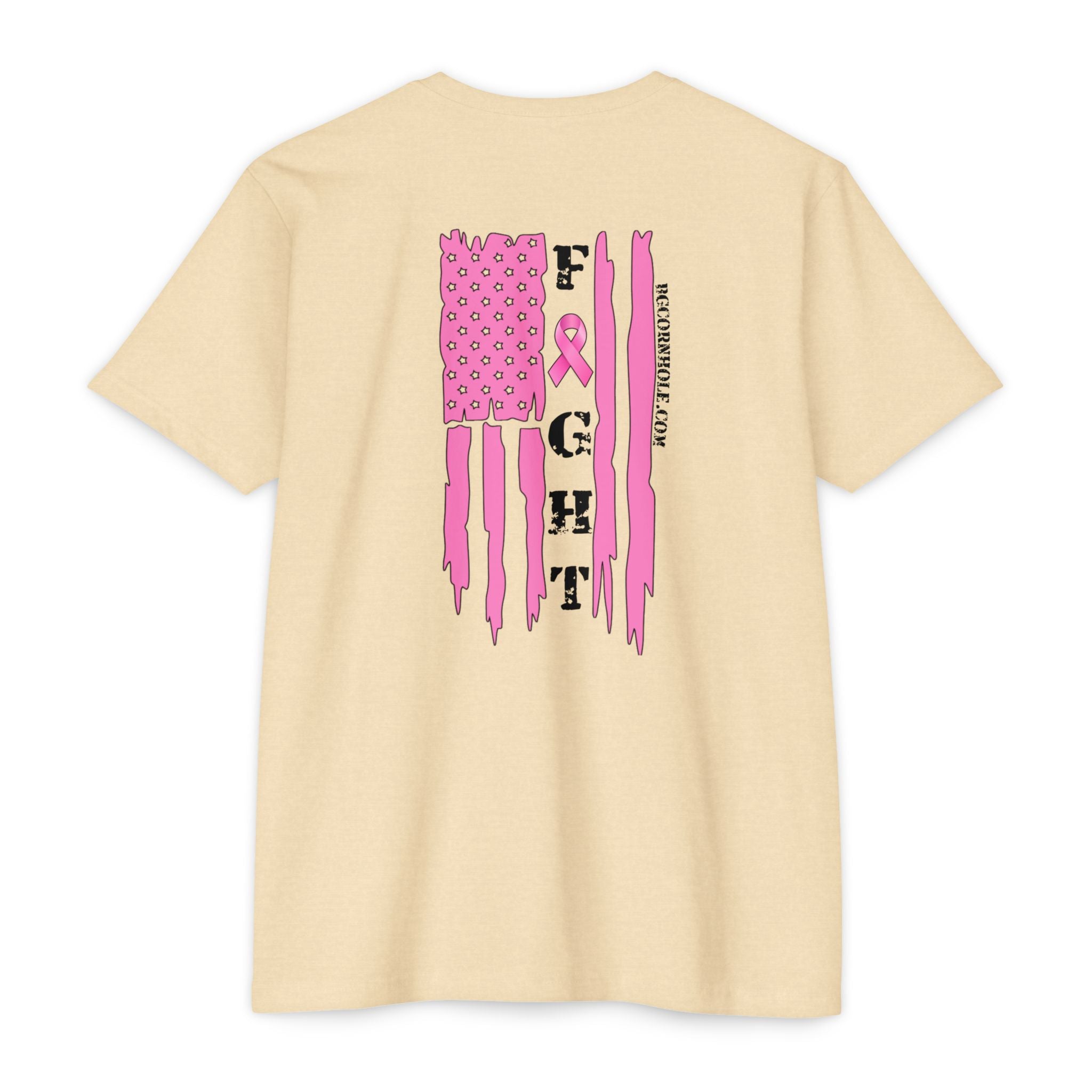 BG Pink Ribbon Unisex T-Shirt - Multiple Colors – BG Cornhole