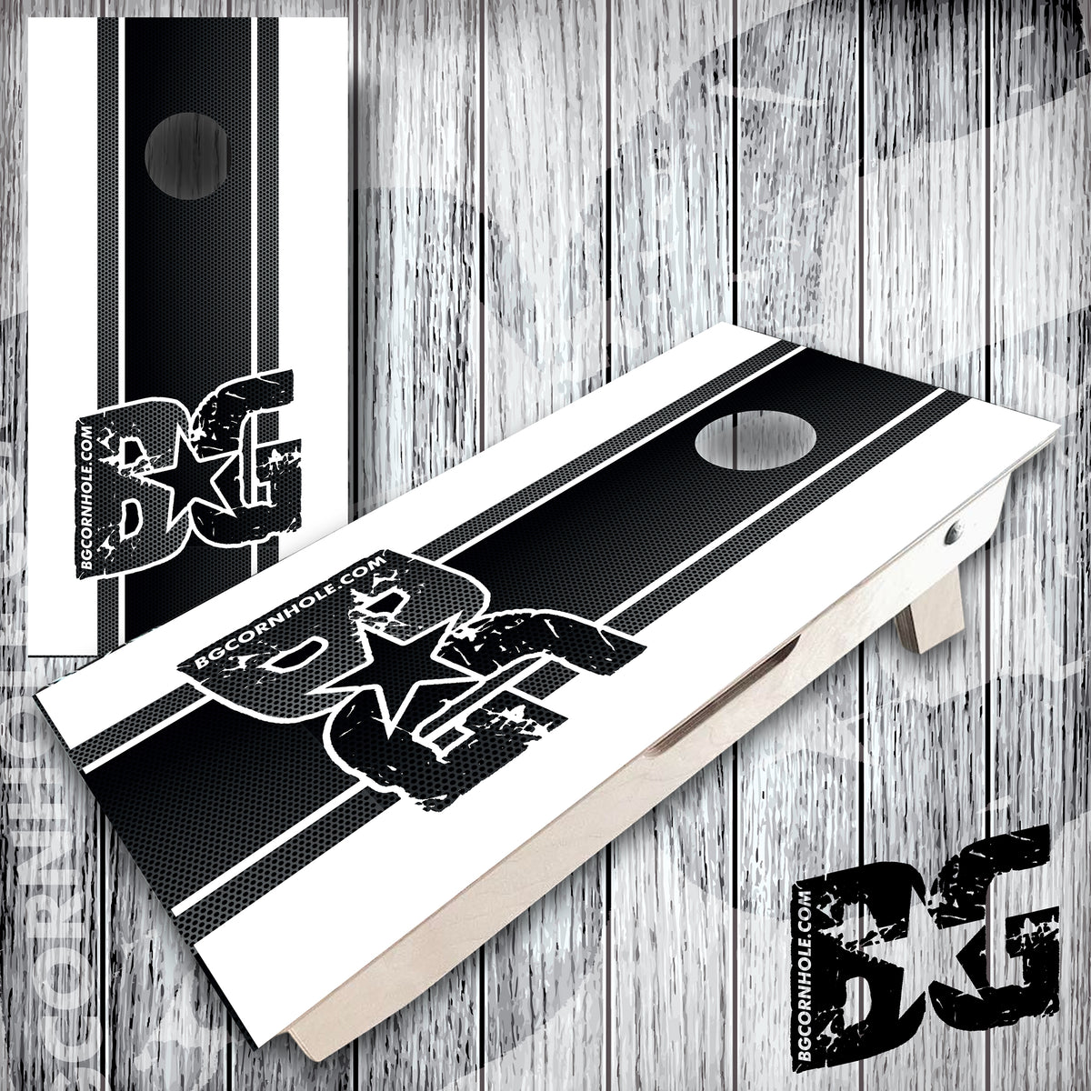 BG Mini Boards - Mesh Racing Stripes – BG Cornhole