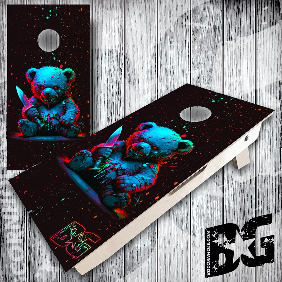 BG Mini Boards - Mad Teddy – BG Cornhole