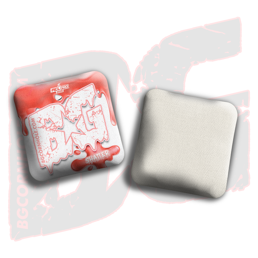 2026 BG Shatter "Drip" - ACL Pro Stamped Cornhole Bags - SET OF 4 BAGS ...